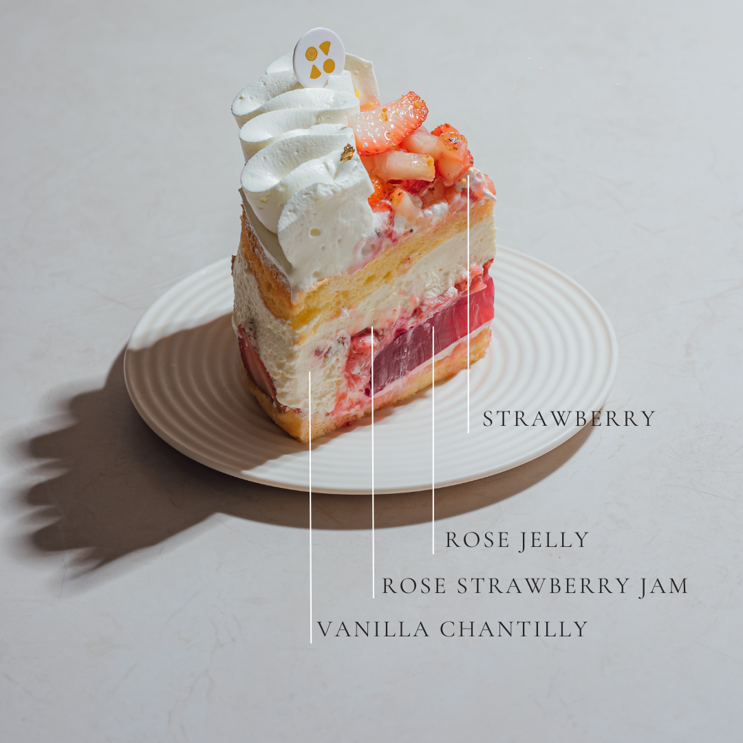 Rose strawberry seinyu cake – Xinshan Bakery